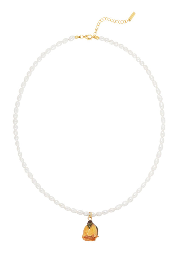 Single Rose Strand in Ivory – Dauphinette