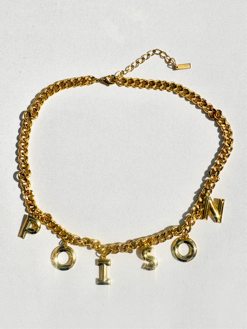 Poison Necklace in Gold – Dauphinette