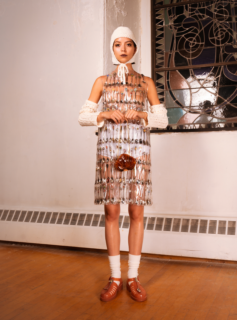 Souvenir Spoon Quilt Mini Dress – Dauphinette