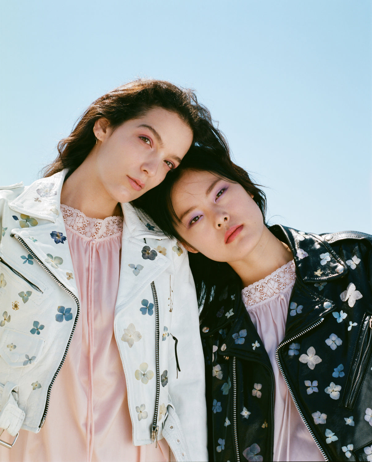 Iris Pressed Flowers Leather Jacket – Dauphinette