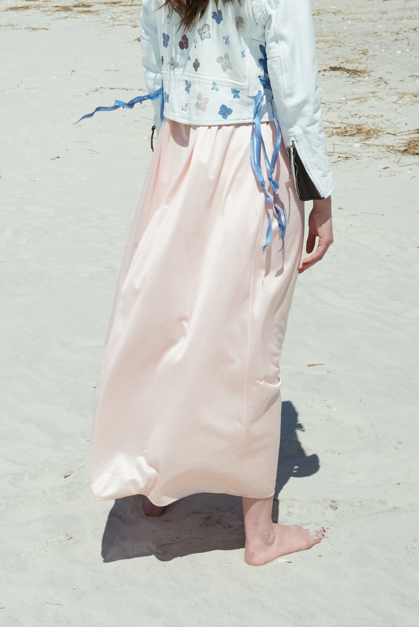 Noor Pressed Flowers Leather Jacket – Dauphinette